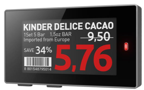 Accurate & Reliable Electronic Shelf Labels